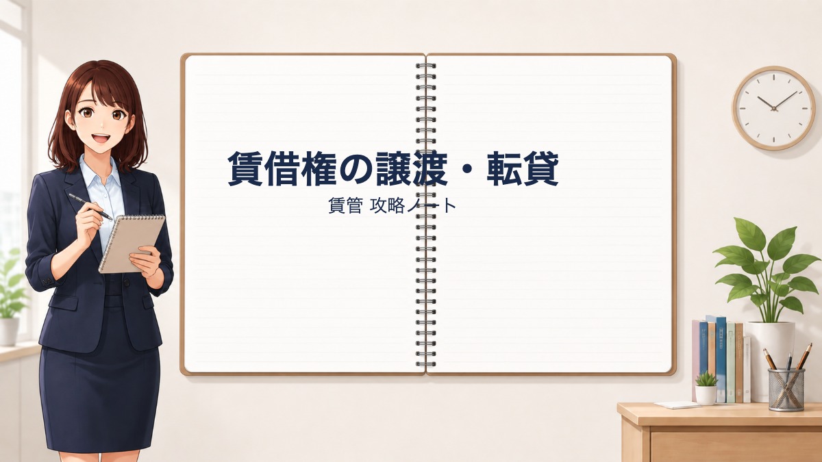 賃借権の譲渡・転貸（民法612/613条）｜賃管攻略ノート - 不動産資格キャリアLABO